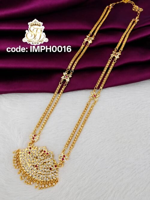 Rich look long haram - SFJ Gold Covering Jewellery | Premium Impon ...